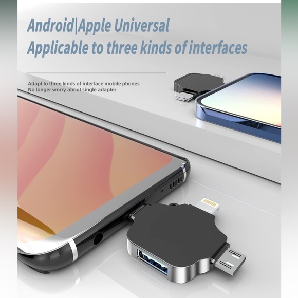 Cell Phones & Accessories | Lightning Male To Usb Female Adapter For ...